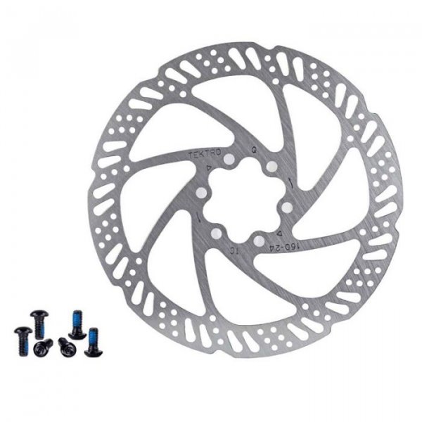 Tektro brake disc TR 160 mm 6-gaats | Babboe